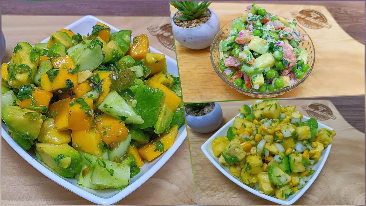 🥑 ¡Transforma tu aguacate duro en la ensalada perfecta! 🌟 Tips y trucos 🌿